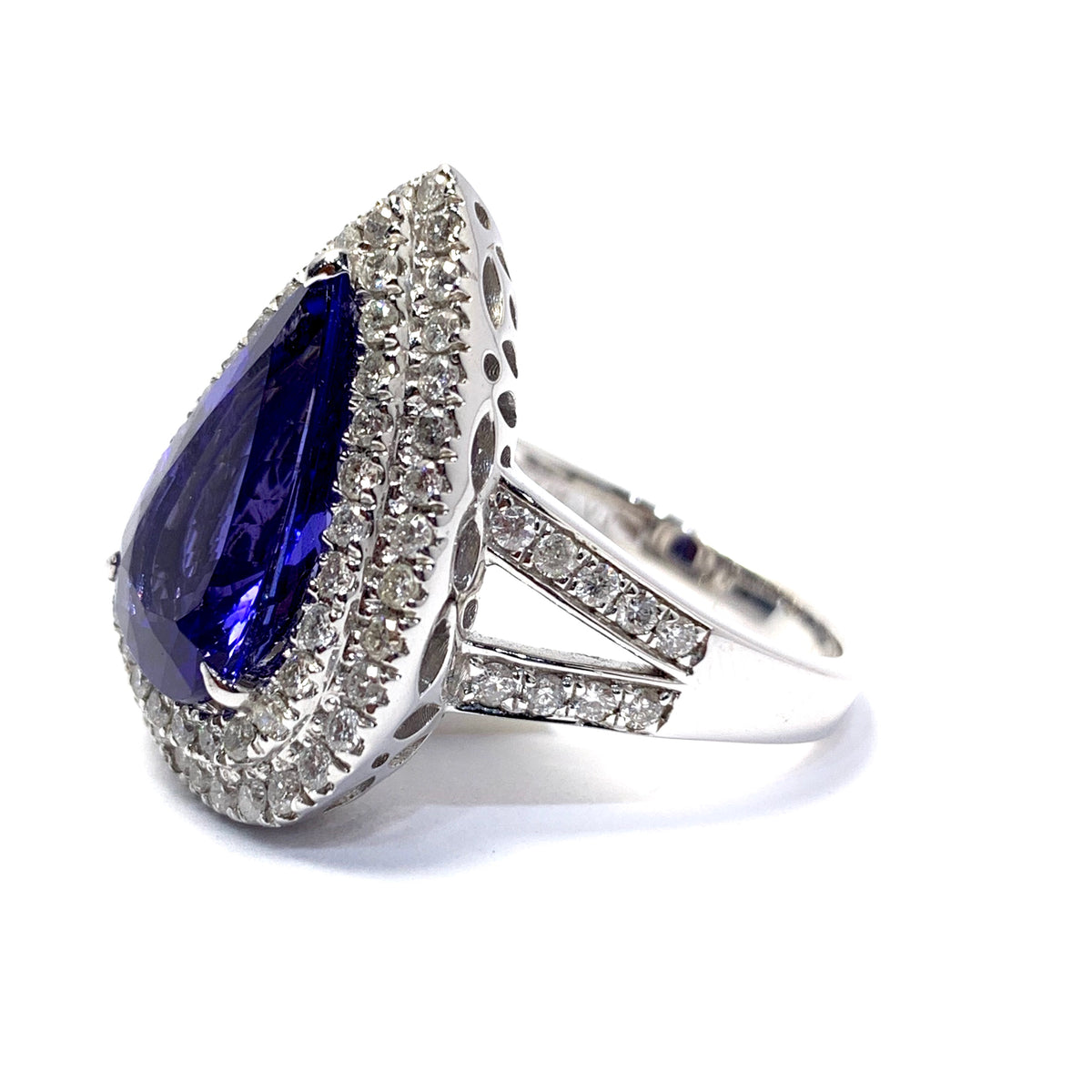 PEAR SHAPE TANZANITE RING – Exotic Gems
